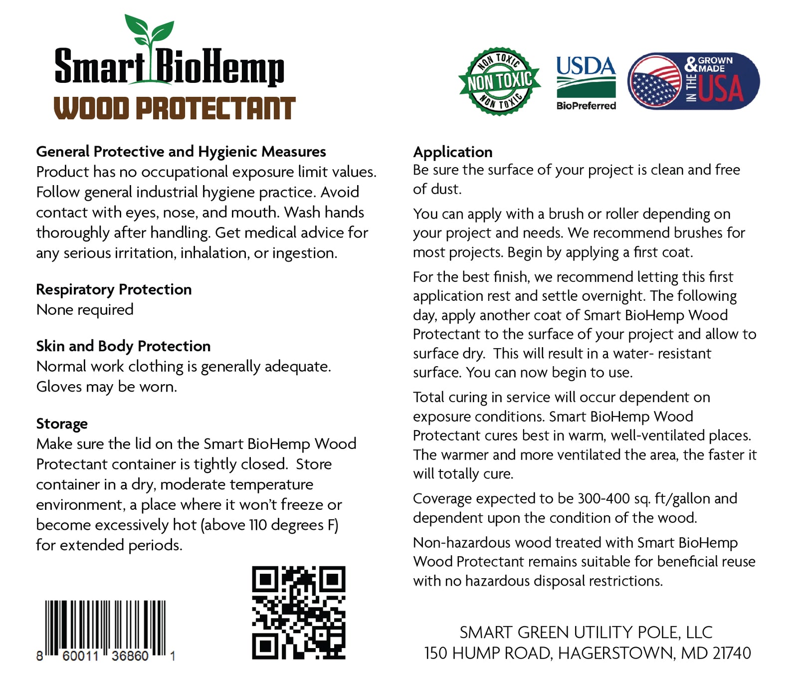 Smart BioHemp Wood Protectant